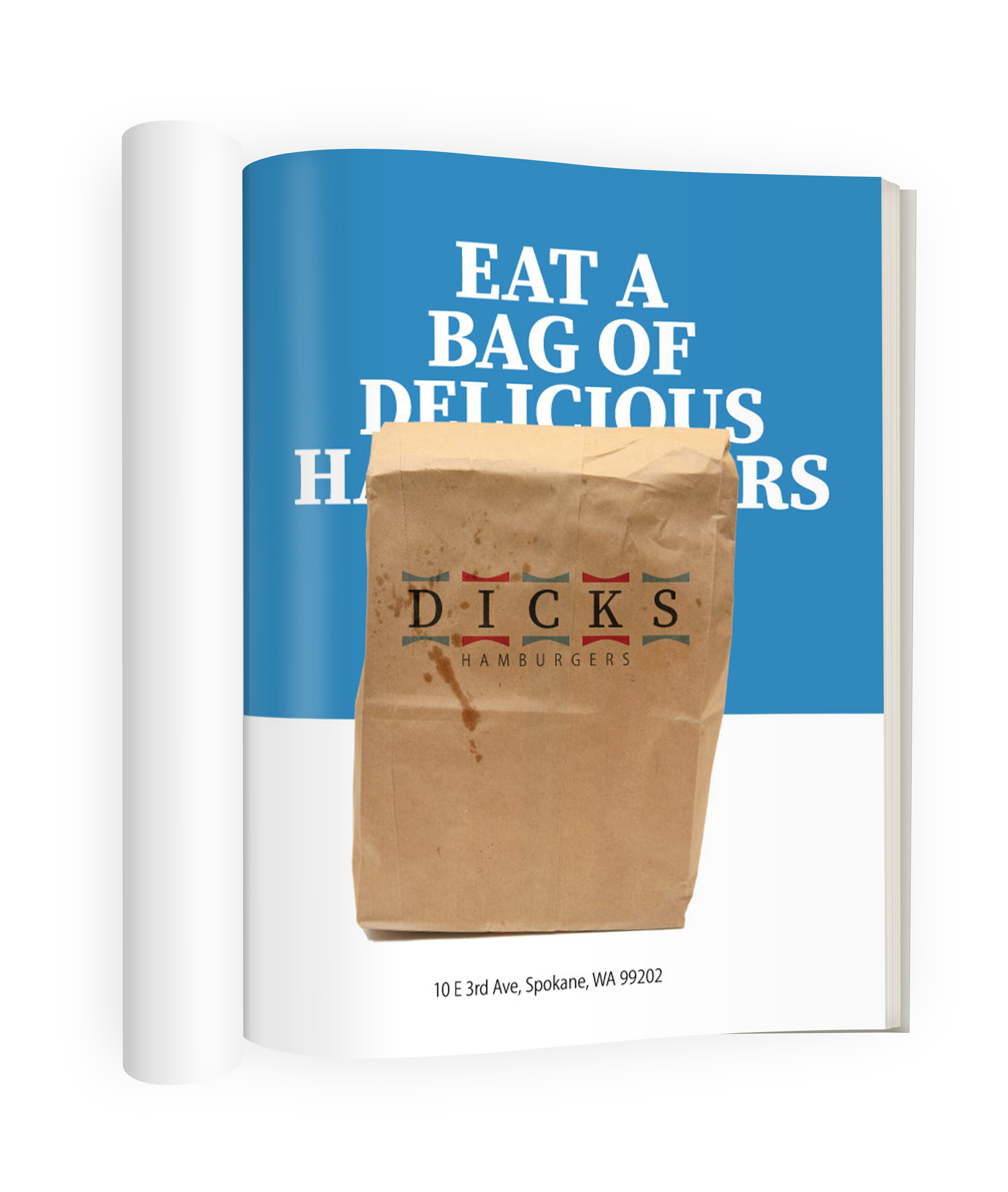 Dicks Magazine Ad Samuel Williams Design